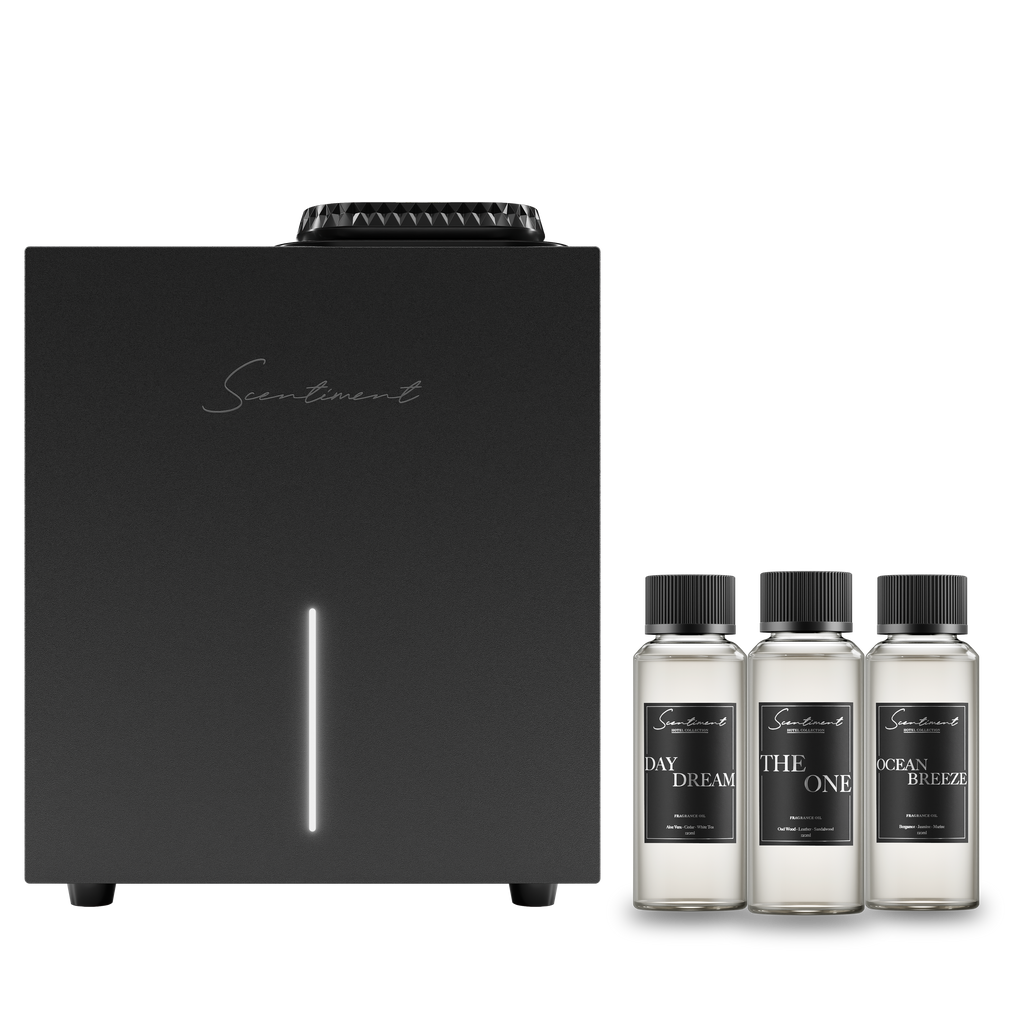 Scent Diffuser With 5-Star Hotel Scents Discovery Kit for Home & Car ...