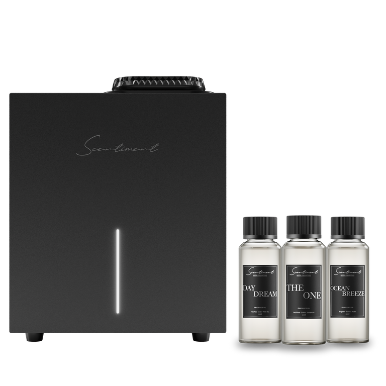 Scent Diffuser With 5-Star Hotel Scents Discovery Kit for Home & Car ...